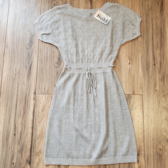 Mudd | Dresses | New Mudd Silver Sparkle Cinch Waist Dress A Line Short ...